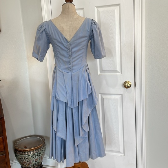 Laura Ashley | Dresses | Vintage Laura Ashley Cottagecore Dress Pleats ...